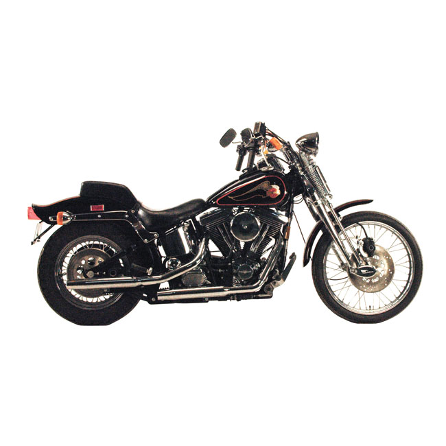 500045 - Paughco, Tapered exhaust (38"). Chrome - www ...