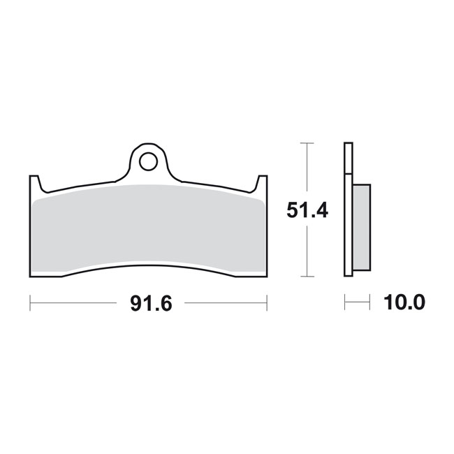 563050 - SBS brake pads, street ceramic - www.motorcyclestorehouse.com