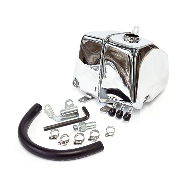 569911 - OEM style FXR oil tank. Chrome - www.motorcyclestorehouse.com