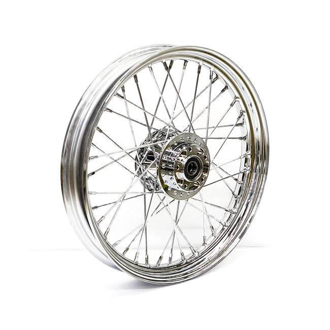578507 - 2.50 x 19 front wheel 40 spokes chrome - www ...