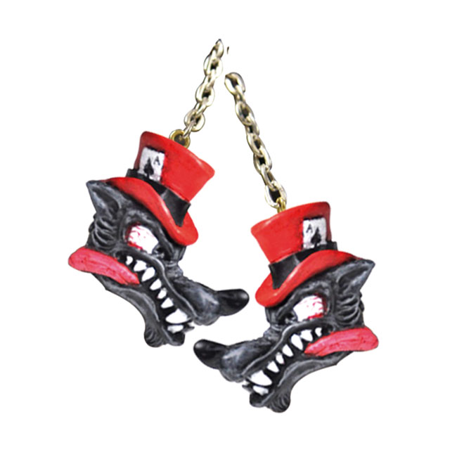 595040 - Dangler Top Hat Wolf - www.motorcyclestorehouse.com