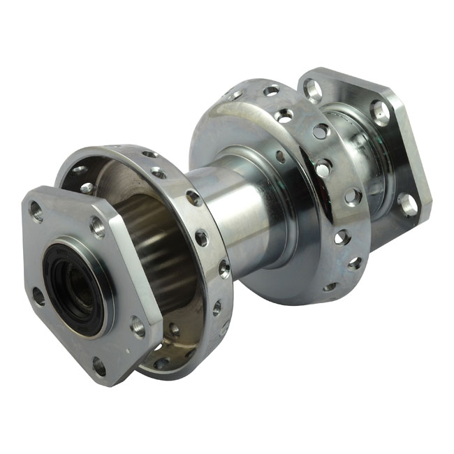 909644 - Dual flange offset hub, 40-spoke - www.motorcyclestorehouse.com
