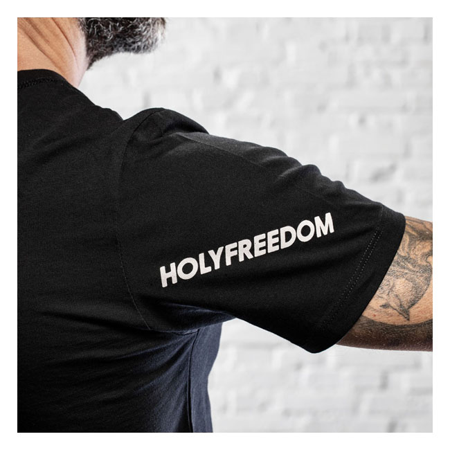 911758 - Holy Freedom Official T-shirt black - www.motorcyclestorehouse.com