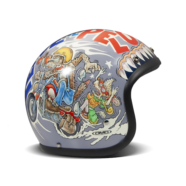 912900 - DMD Vintage helmet Wolf - www.motorcyclestorehouse.com