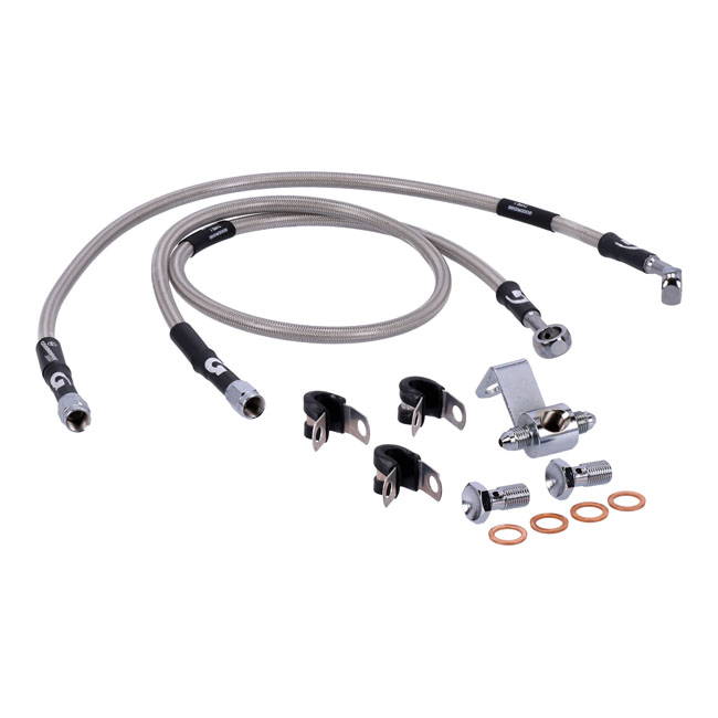 920476 - Goodridge brake line rear, stainless clear coated - www ...