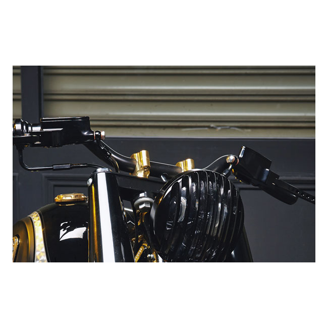933806 - Rough Crafts, finned risers for 1" handlebars. Brass - www ...