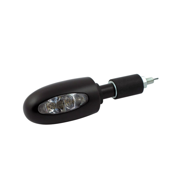 934777 - Kellermann, BL 1000 LED turn signal. Clear. Black brass - www.motorcyclestorehouse.com