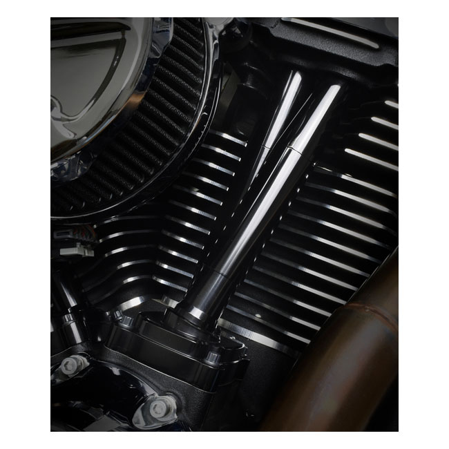 939479 - JIMS, M8 low profile tappet and pushrod cover kit. Black - www ...