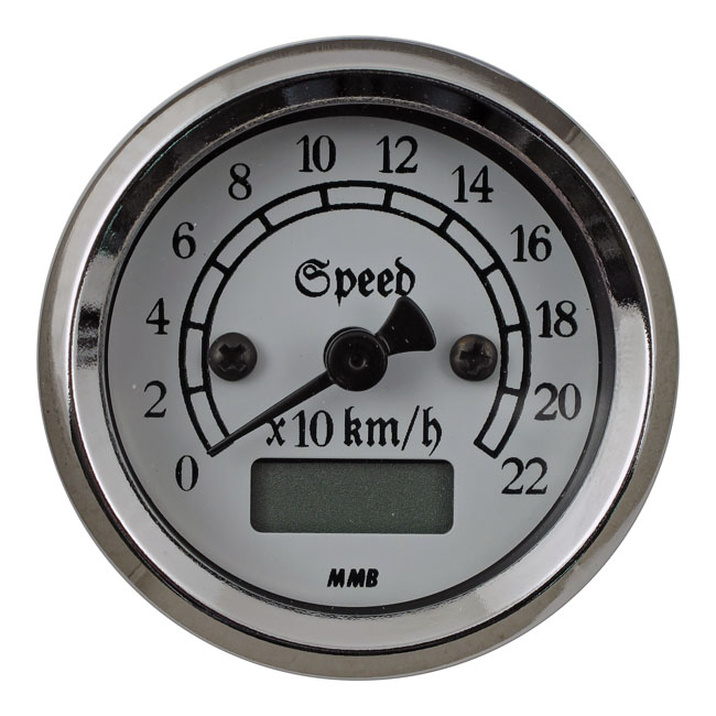 940812 - MMB 48mm Ultra Mini Electronic Speedo Classic chrome - www ...