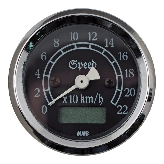 940829 - MMB 48mm Ultra Mini Electronic Speedo Classic chrome - www ...