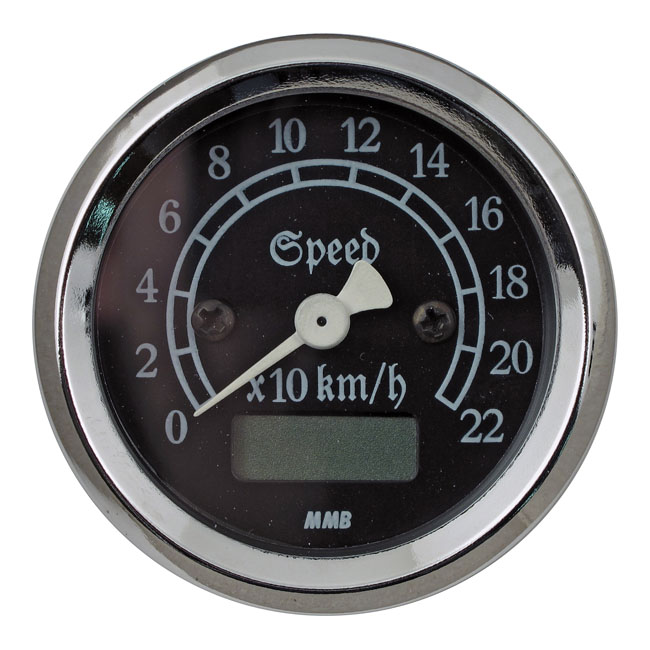 940831 - MMB 48mm Ultra Mini Electronic Speedo Classic chrome - www ...