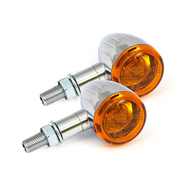940905 - Mini Bullet, halogen turn signals. Chrome, grooved - www ...