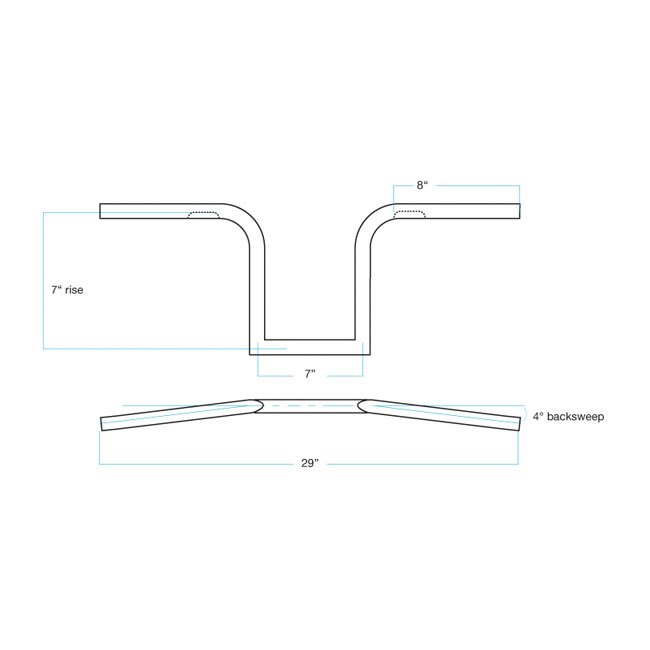942516 - BILTWELL FRISCO HANDLEBAR - www.motorcyclestorehouse.com