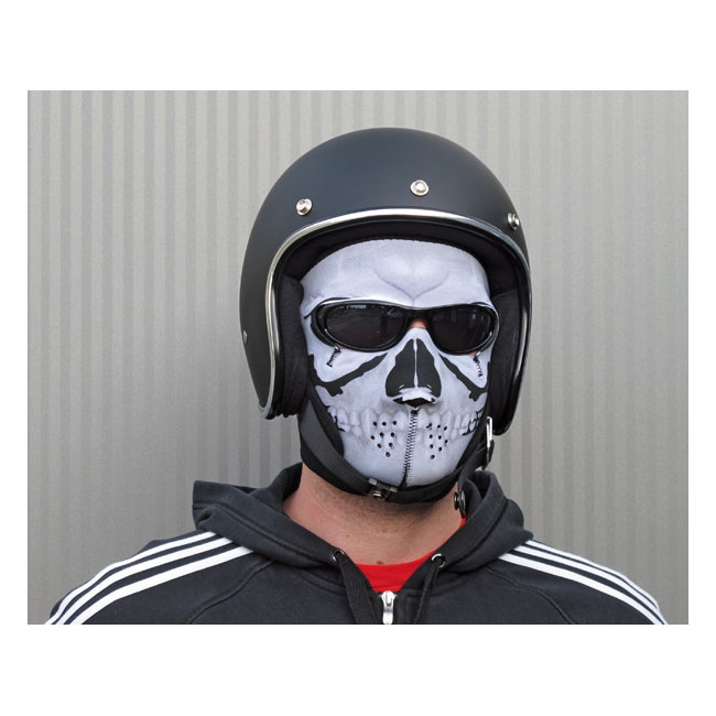 947173 - BANDIT FACEMASK SKULL, BLACK - www.motorcyclestorehouse.com