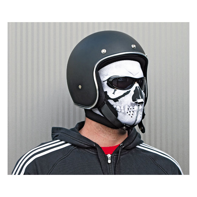 947173 - BANDIT FACEMASK SKULL, BLACK - www.motorcyclestorehouse.com