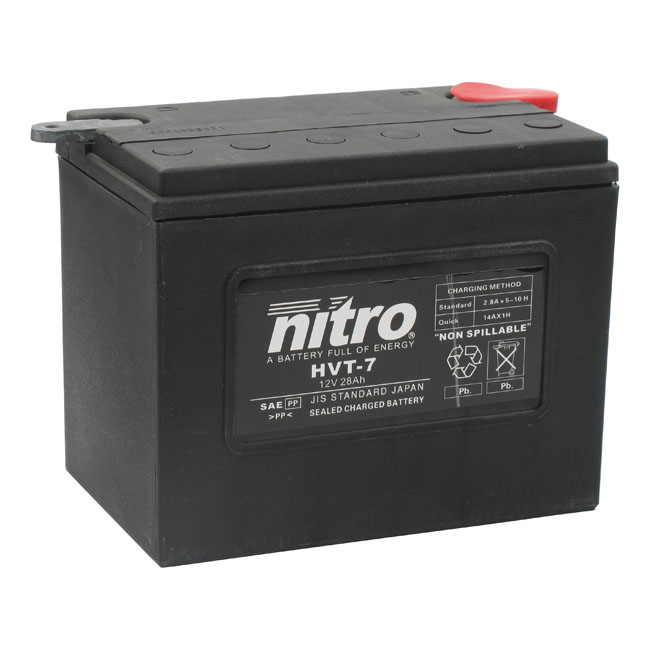950786 - Nitro, AGM HVT battery, 28Ah 12V - www.motorcyclestorehouse.com