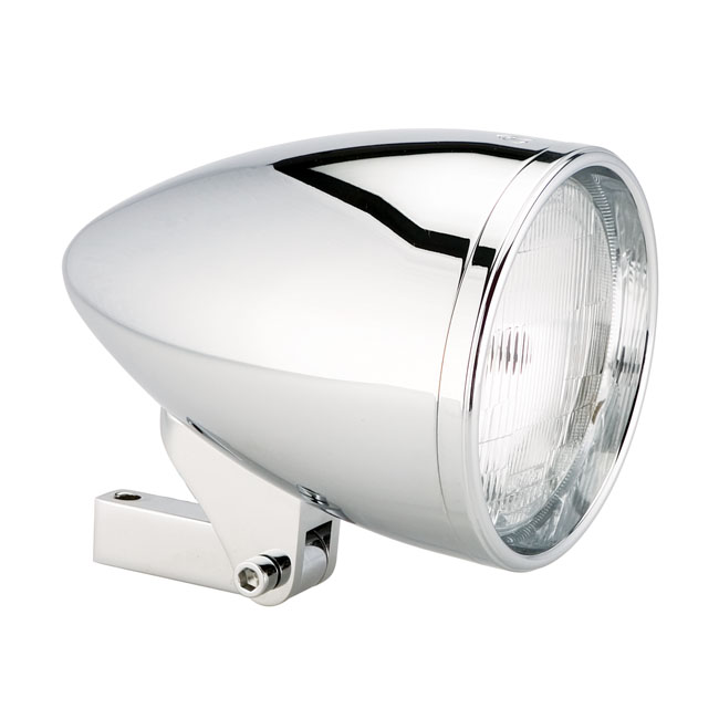 960019 - 5-3/4 INCH BILLET HEADLIGHT, BULLET - www.motorcyclestorehouse.com