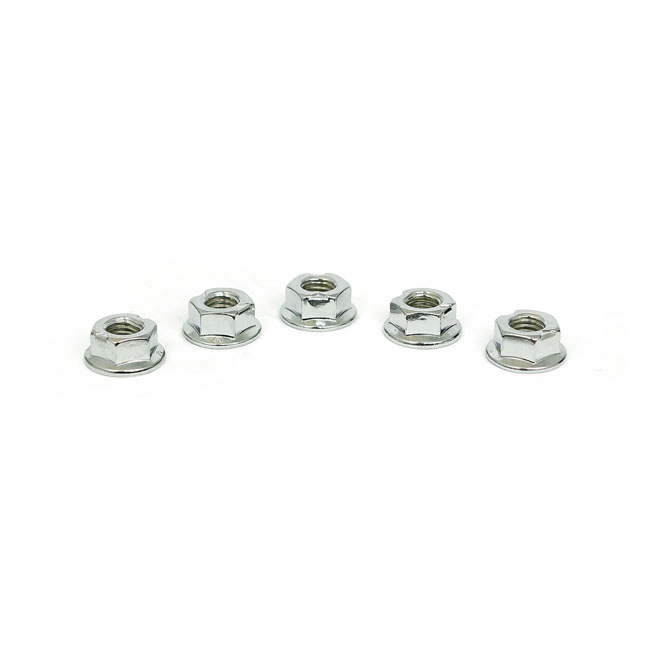 M12 X 1.75 FLANGED LOCK NUT - 25 PACK - Downtown American Motorcycles