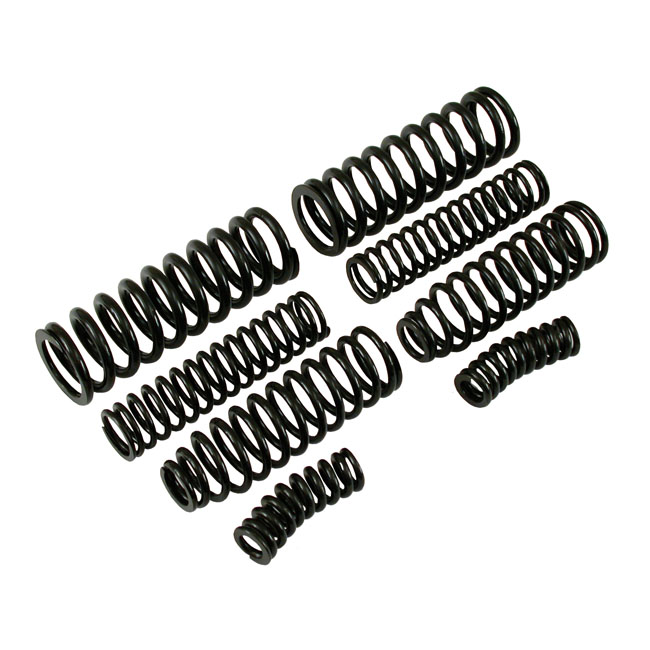 971548 - Heavy Duty 8-spring set for early Springer forks. Black - www ...
