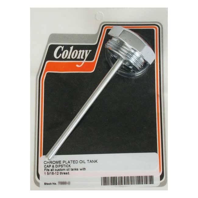 989823 - Colony, oil tank screw-in dipstick. Chrome - www ...